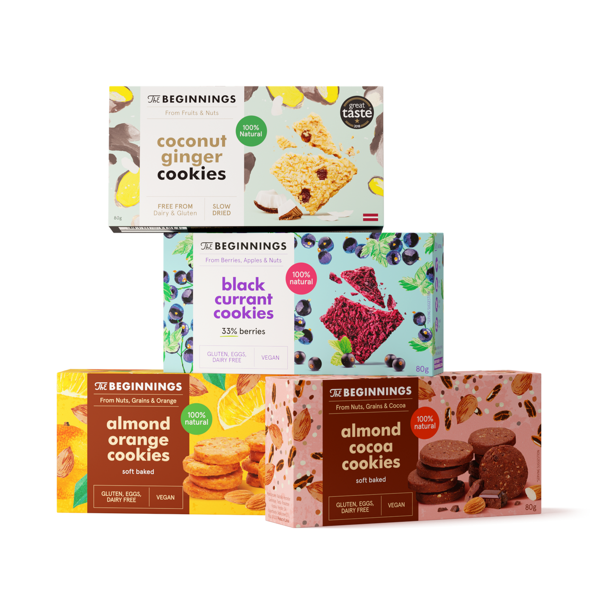 Best Seller Cookies Variety Pack (4 pcs) – The Beginnings