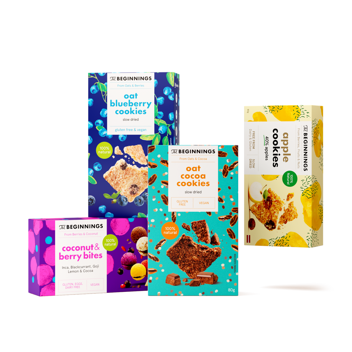 RAW Cookies Variety Pack (4 pcs) – The Beginnings