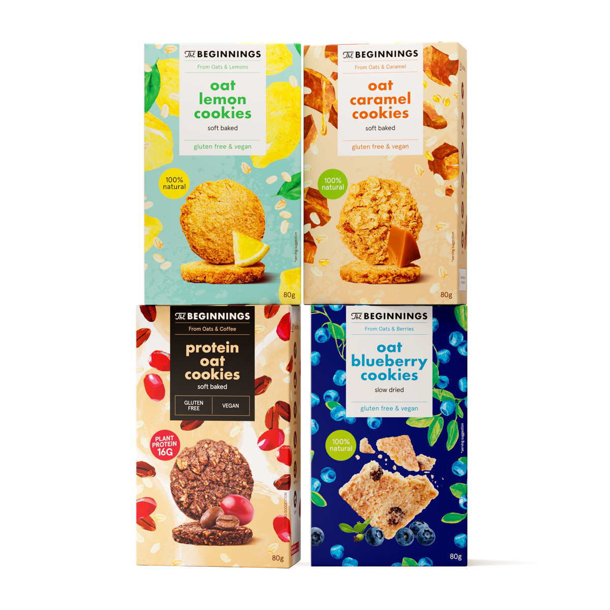 Oat Cookies Variety Pack (4 pcs) – The Beginnings